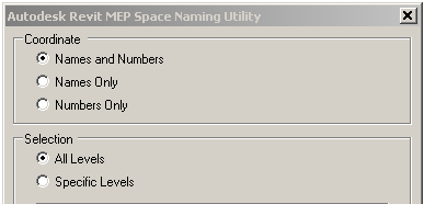 Autodesk Revit Mep 2012 Space Naming Utility - sigreenway