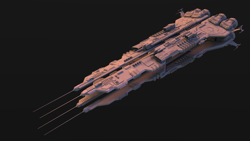 MillionthVector: Huge Starship WIP