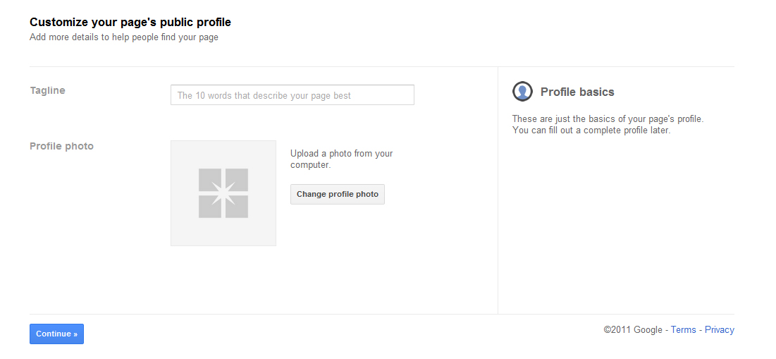 Google Plus Pages Unveiled