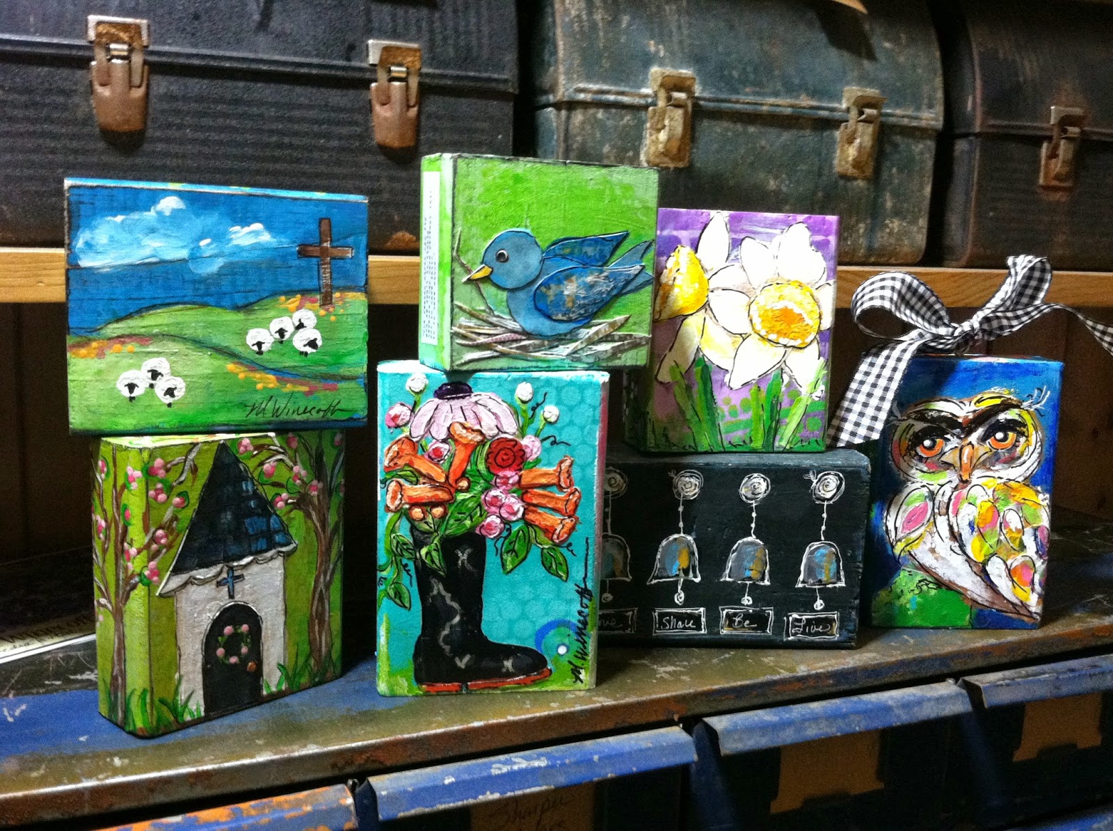 Lucy's Lampshade: Saturday Morning Block Class with Junelle: #5