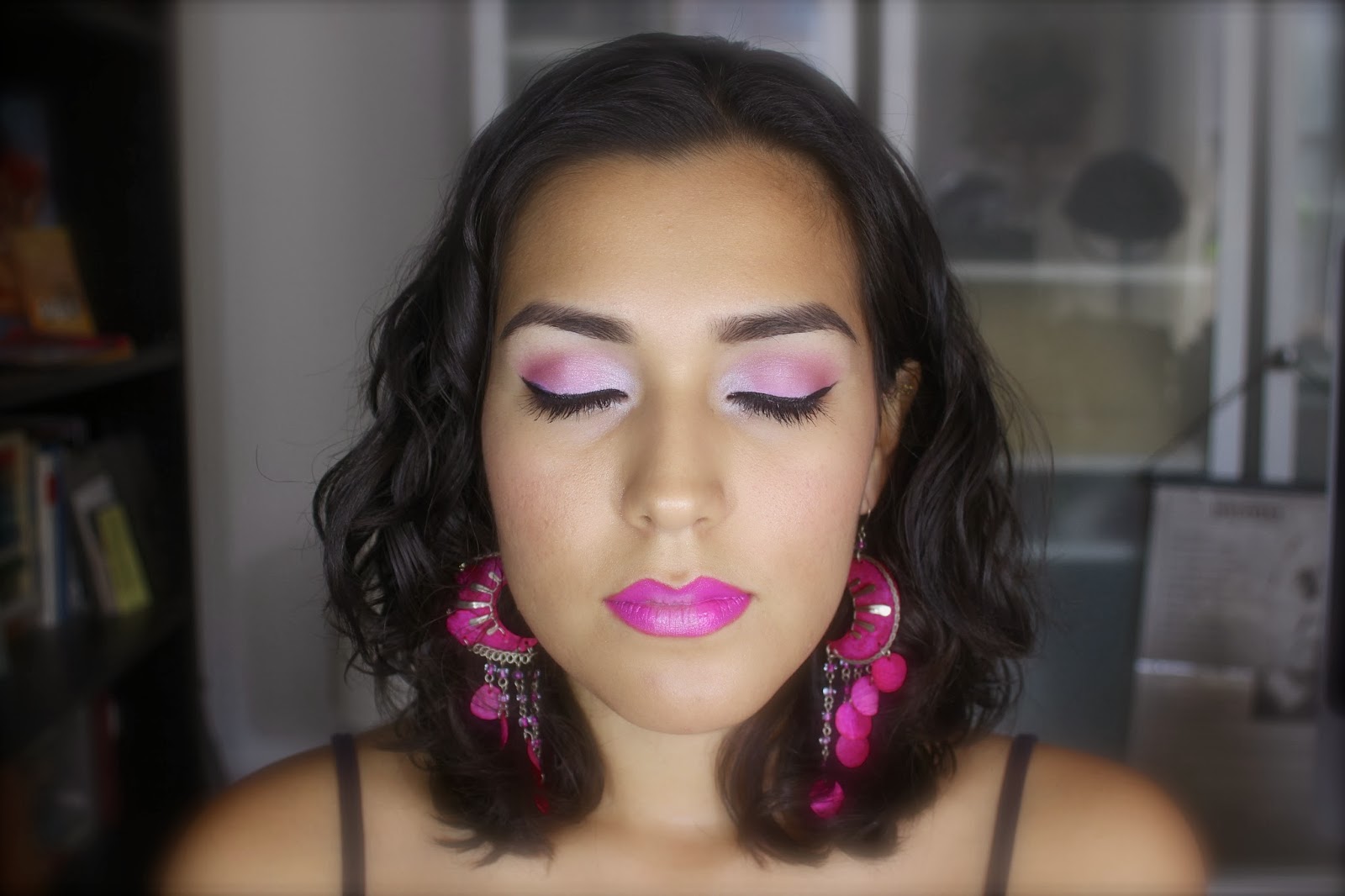 Breast Cancer Awareness Makeup Look - Domesticated Me