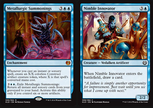 Magic the Gathering Adventures: Kaladesh Set Review: Blue