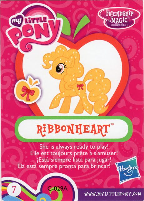 MLP Ribbon Heart Blind Bag Cards | MLP Merch