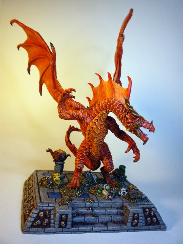 Metalchaos Studio: Cinder the Red Dragon, Reaper Miniatures 10014