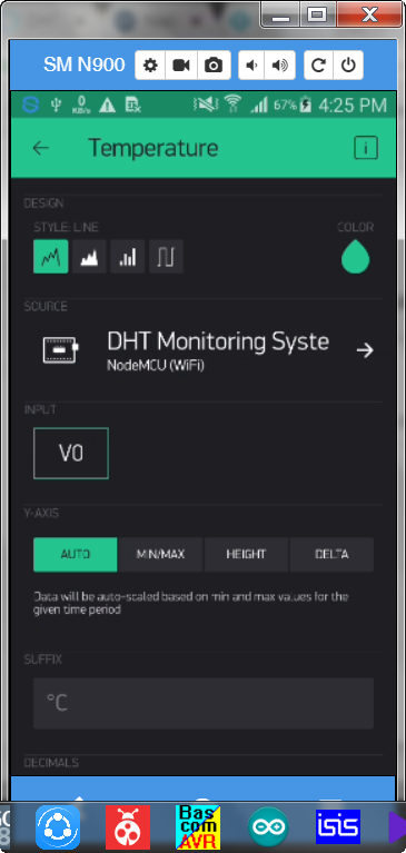 NodeMcu to DHT Interface in Blynk app| On IOT Platform - Mechatronics ...