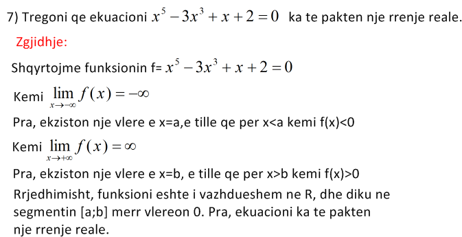 Limite (Ushtrime te zgjidhura) ~ Meso Matematike