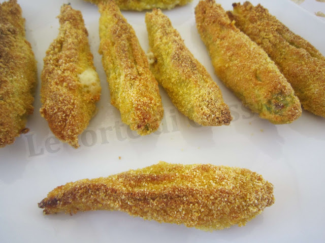 Fiori di zucca zucchina Ripieni di Caprino Cotti al Forno MAURI