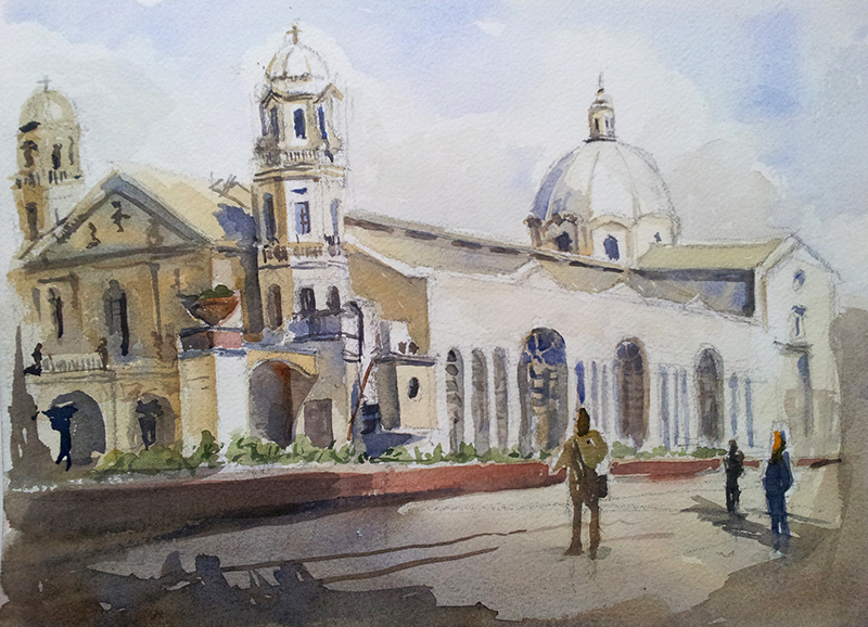 A Walk with Man: Holy Week Sketching