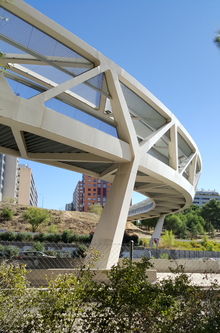 The Happy Pontist: Spanish Bridges: 1. Paloma Footbridge, Madrid