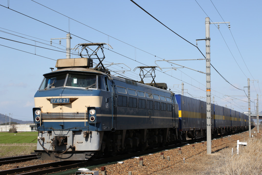 線路際の小さな幸せ。: 2059レ EF66 27 『カンガルーライナーSS60』 久々のニーナ参上！ DAINICHI×4