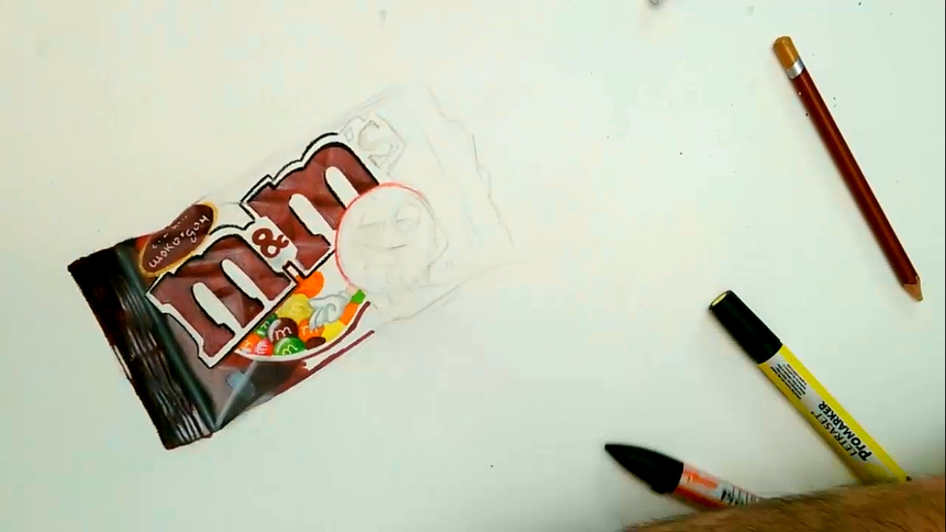 Triun Arts: COMO DIBUJAR UN PAQUETE DE EMANEMS PASO A PASO