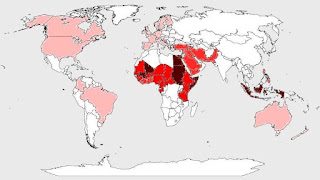 Prevalence of female genital mutilation by country