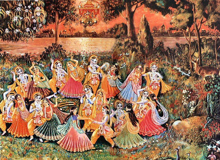Narration of Lord Krishna and Gopis - Rasa Lila Dance