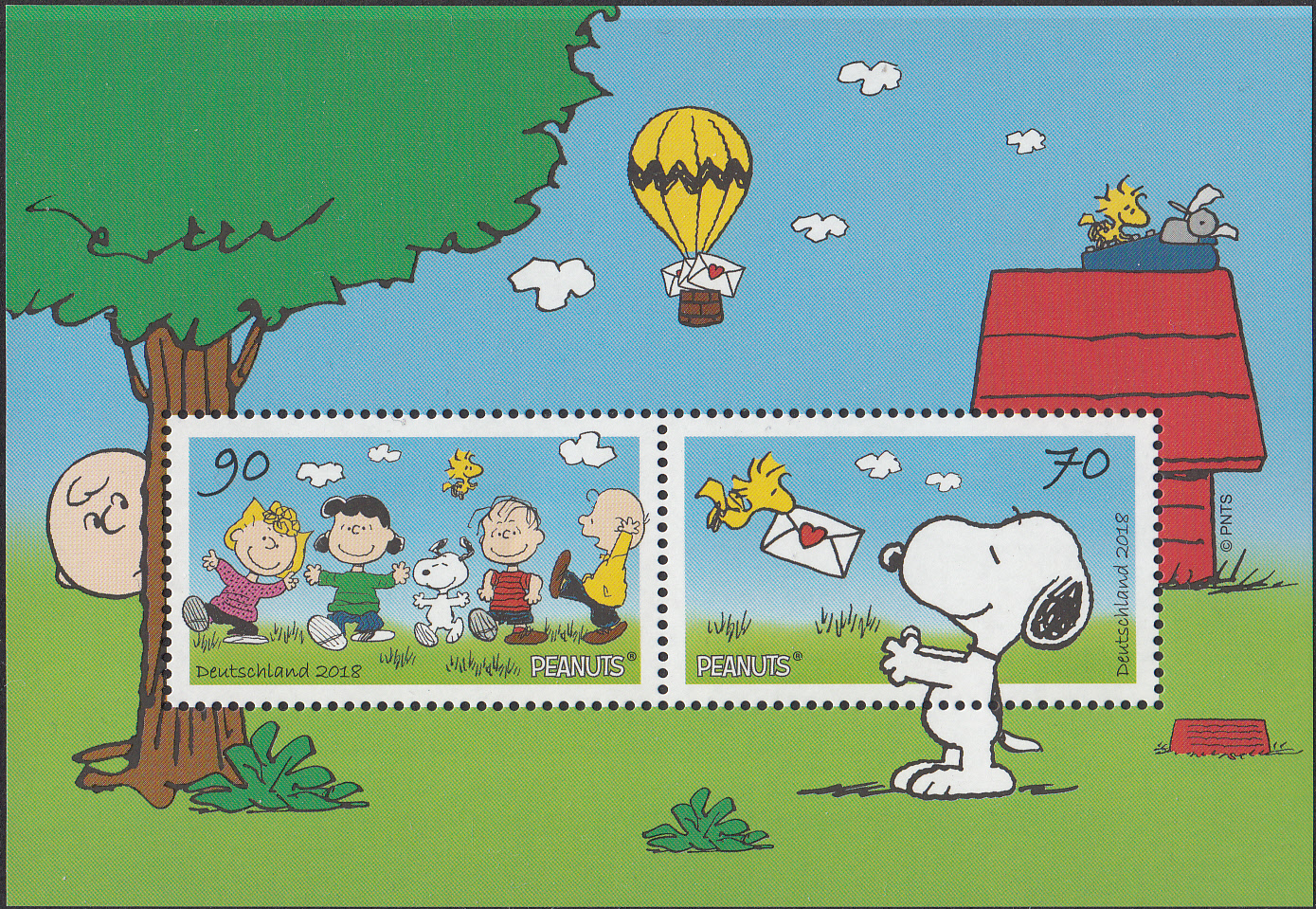 My stamp collection: German Peanuts Stamps