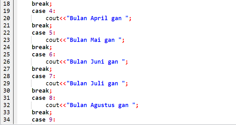 Perbedaan If else dengan Switch case | Belajar bersama