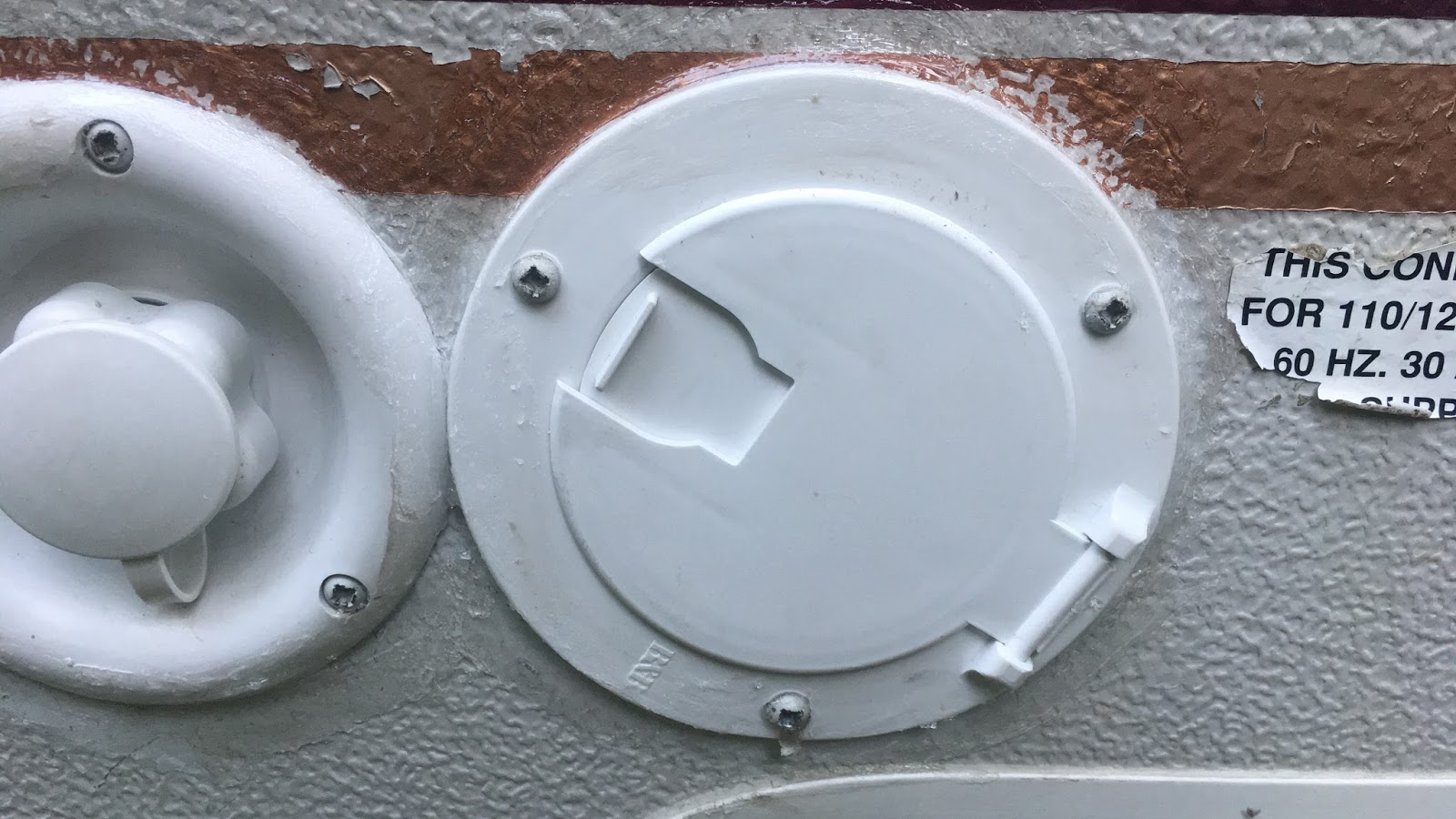 Give Your Camper a Facelift - New Electrical Hatch and Drainage Port ...