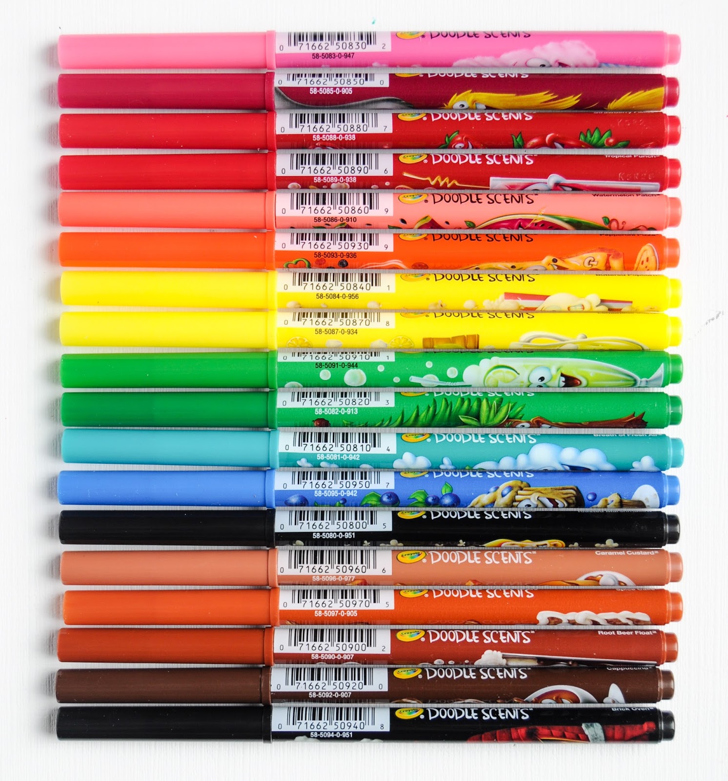 18 Count Doodle Scents Scented Markers: What's Inside the Box | Jenny's ...