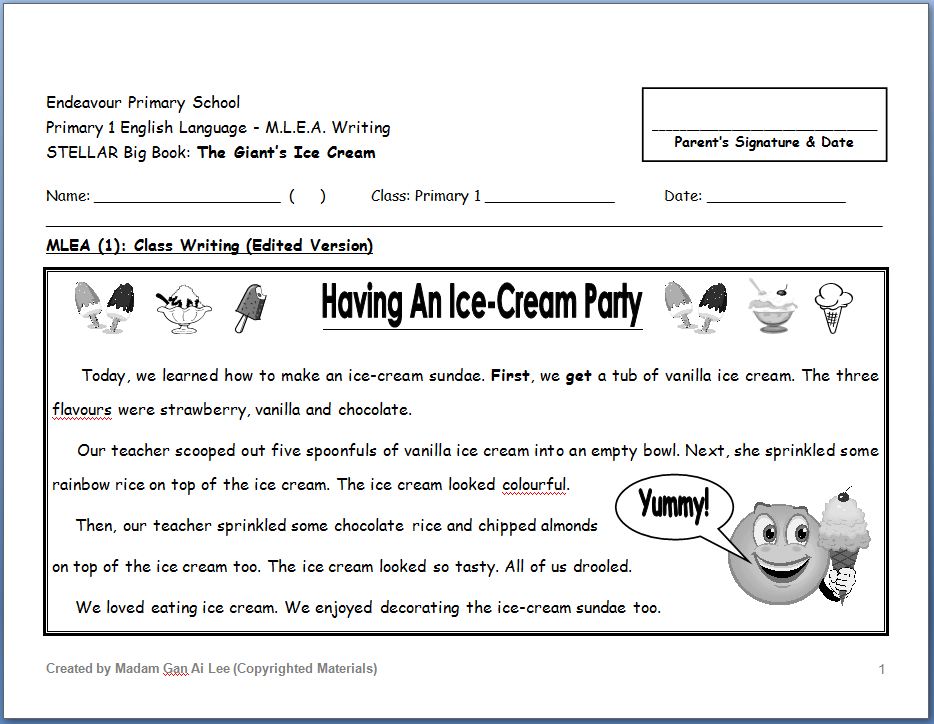 Welcome to 1F: MLEA - The Giant's Ice Cream