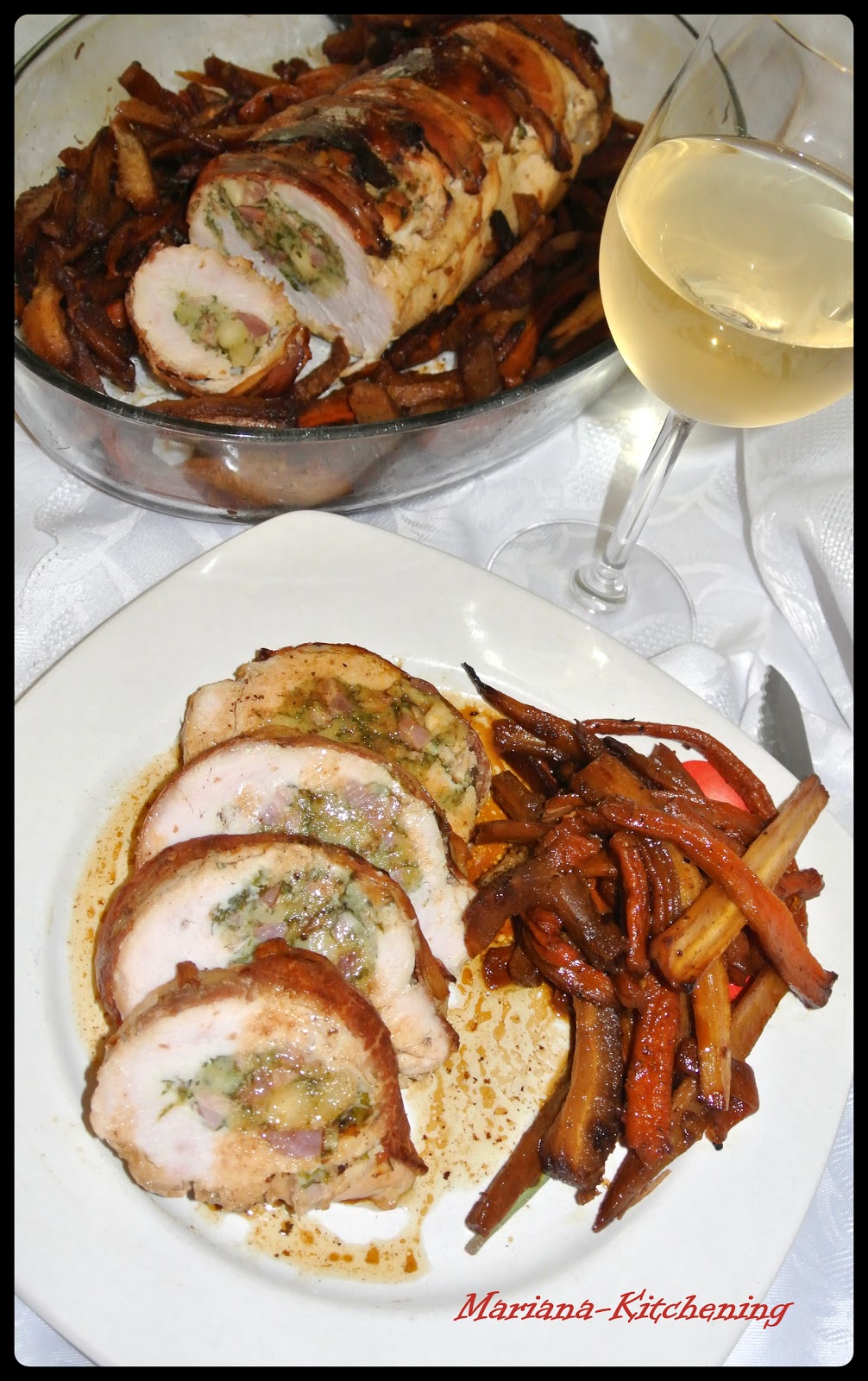 Ruladă din piept de curcan