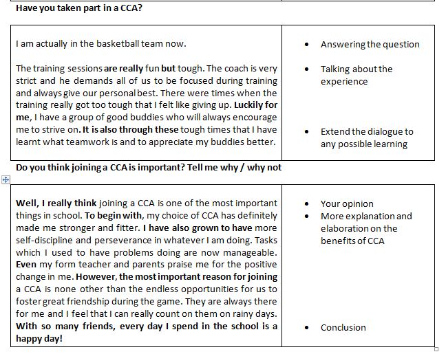 Our Little Haven: Oral Practice 2 - Stimulus Based Conversation (Sample)