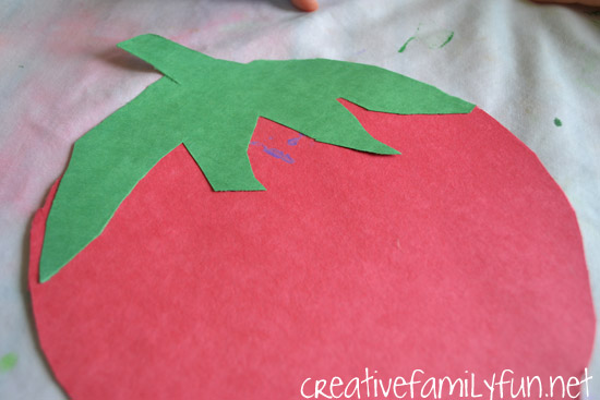 Easy Fingerprint Strawberry Craft - Creative Family Fun