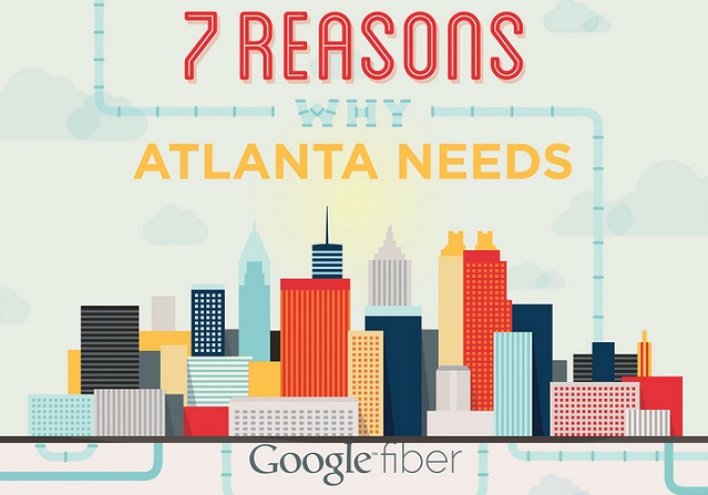 7 Reasons Why Atlanta Needs Google Fiber #infographic - Visualistan