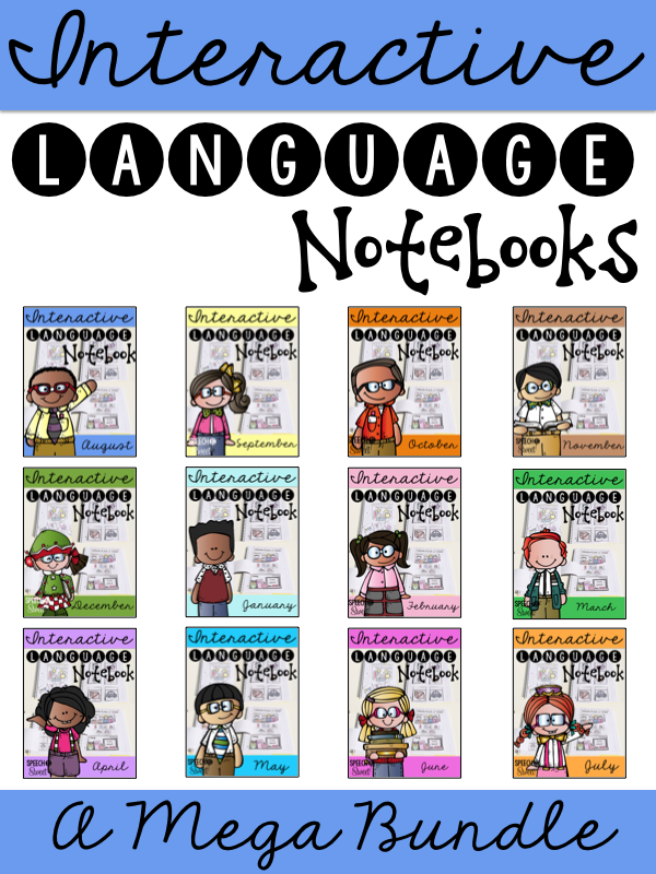 August Interactive Language Notebook - Speech is Sweet