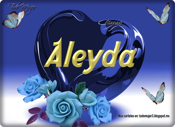 Todo Mujer: LINDOS CORAZONES AZULES CON NOMBRES LETRA A