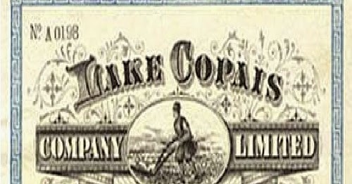 Μετοχή Lake Copais Co 1889