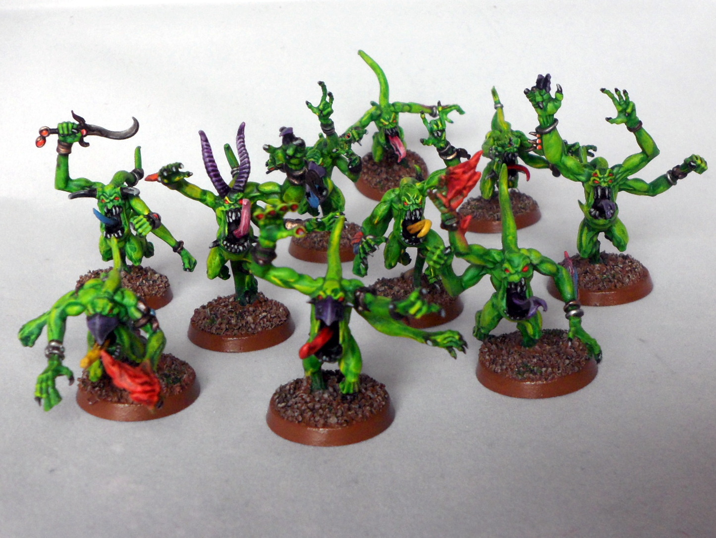 WeeMen: Chaos 'Pink' Horrors Commission by Rob at 30Kplus40k