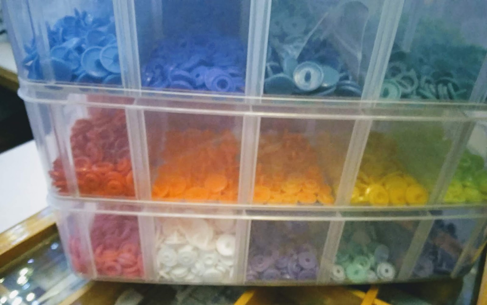 Erika's Chiquis: How to Organize Colored Snaps