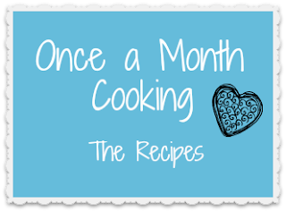 Domestic Thing: Once a Month Cooking - The Recipes
