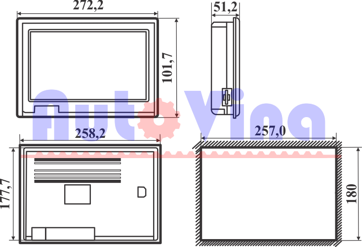 TGA62-MT màn hình HMI Xinje | Màn hình cảm ứng HMI