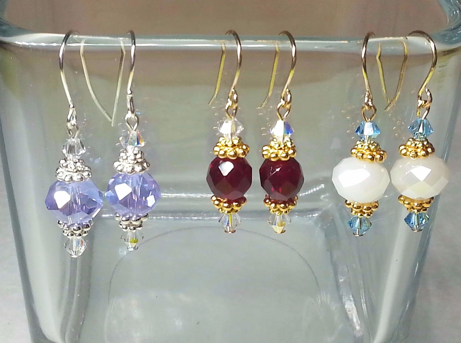 HappyBird's Glitter Nest: DIY~Make Gorgeous, Simple Stacked Earrings ...