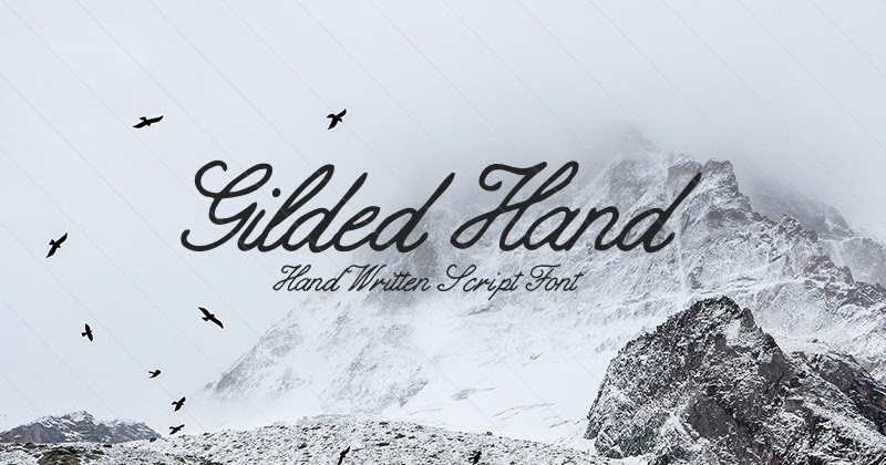for free font: Gilded Font