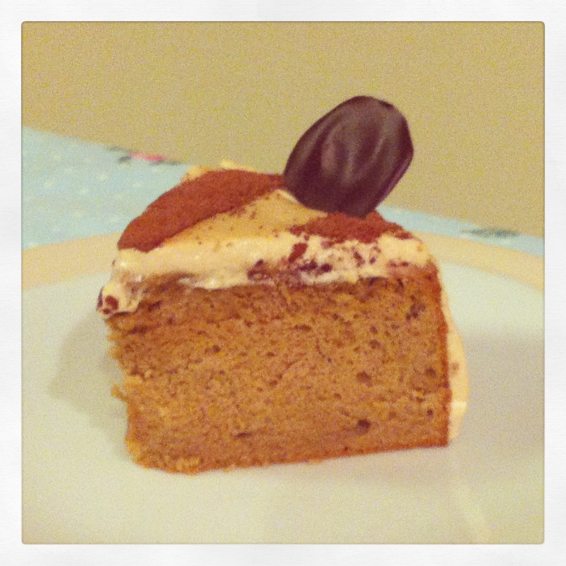 Cake it Easy!: Mocha Latte Cake with Chocolate Drops