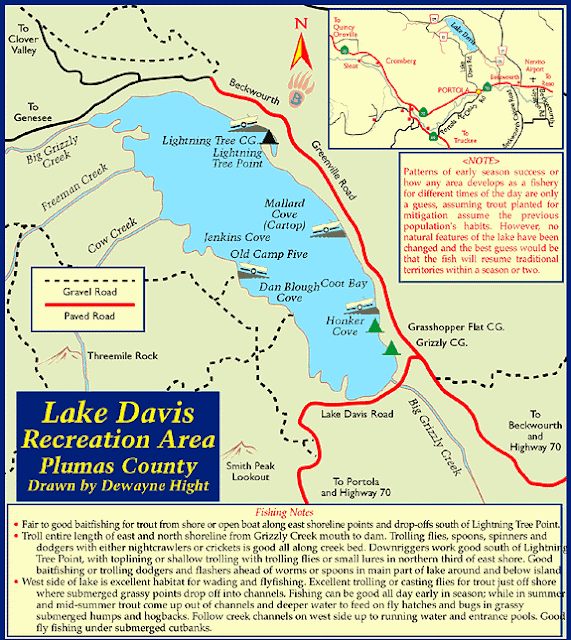 Wes' Travels to California Lakes: Lake Davis - Plumas County, California