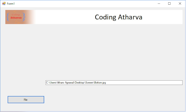30 Program using Picture Box Control to load an image at run time in VB.NET ~ Coding Atharva