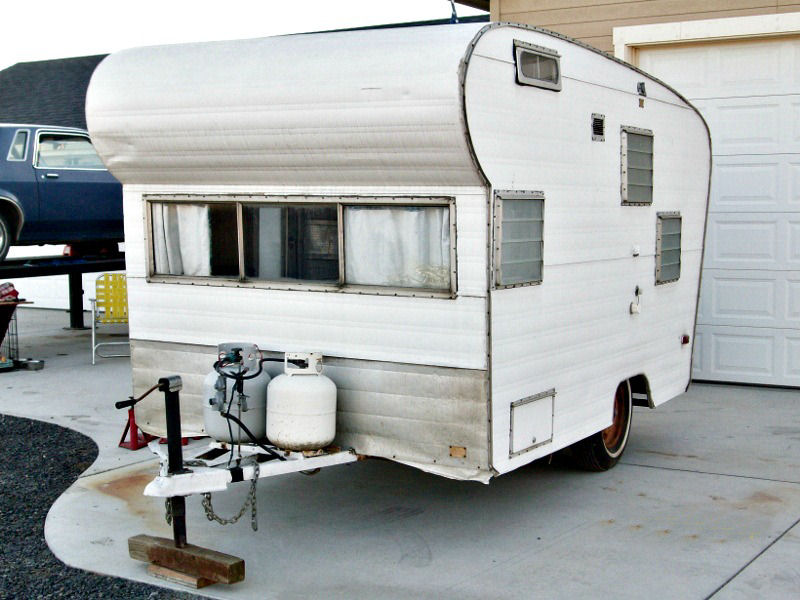 My Vintage Trailer - A Tour Before the Renovation - Little Vintage Cottage