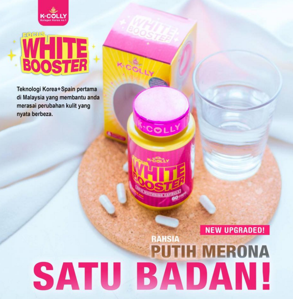 K- COLLY FOCUS WHITE BOOSTER : KAPSUL PEMUTIH KESAN BERKALI GANDA ...