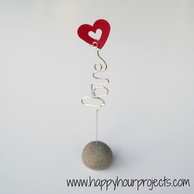 Personalized Wire Photo Holders - Happy Hour Projects