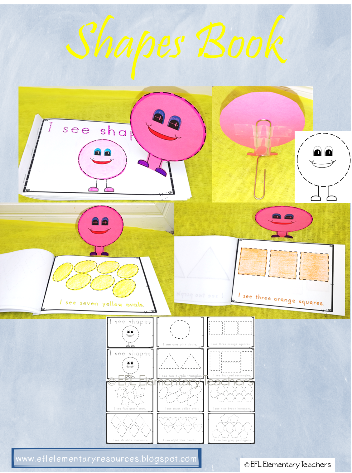 EFL Elementary Teachers: Shapes Unit for Elementary ELA