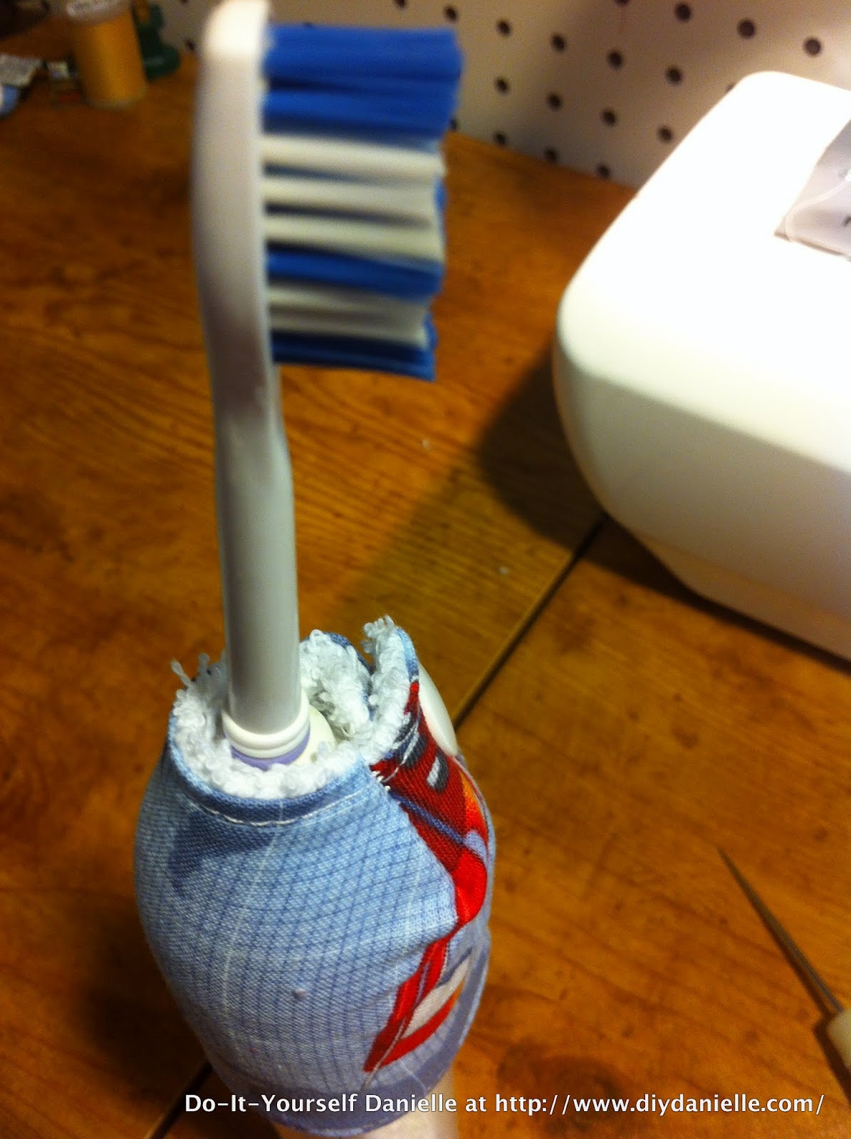 DIY Electric Toothbrush Cover, Part II - DIY Danielle®