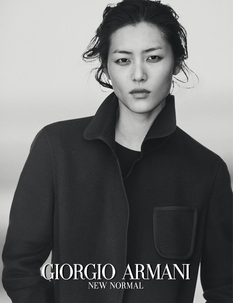 ASIAN MODELS BLOG: AD CAMPAIGN: Liu Wen for Giorgio Armani, Fall/Winter ...