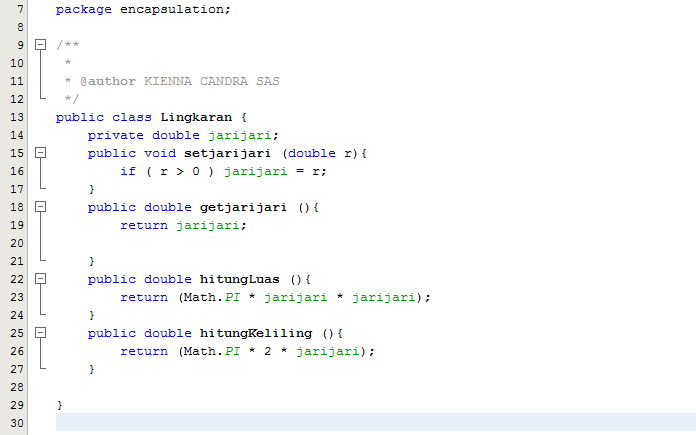 Belajar Encapsulation Java Pada Pemrograman Berorientasi Object ...