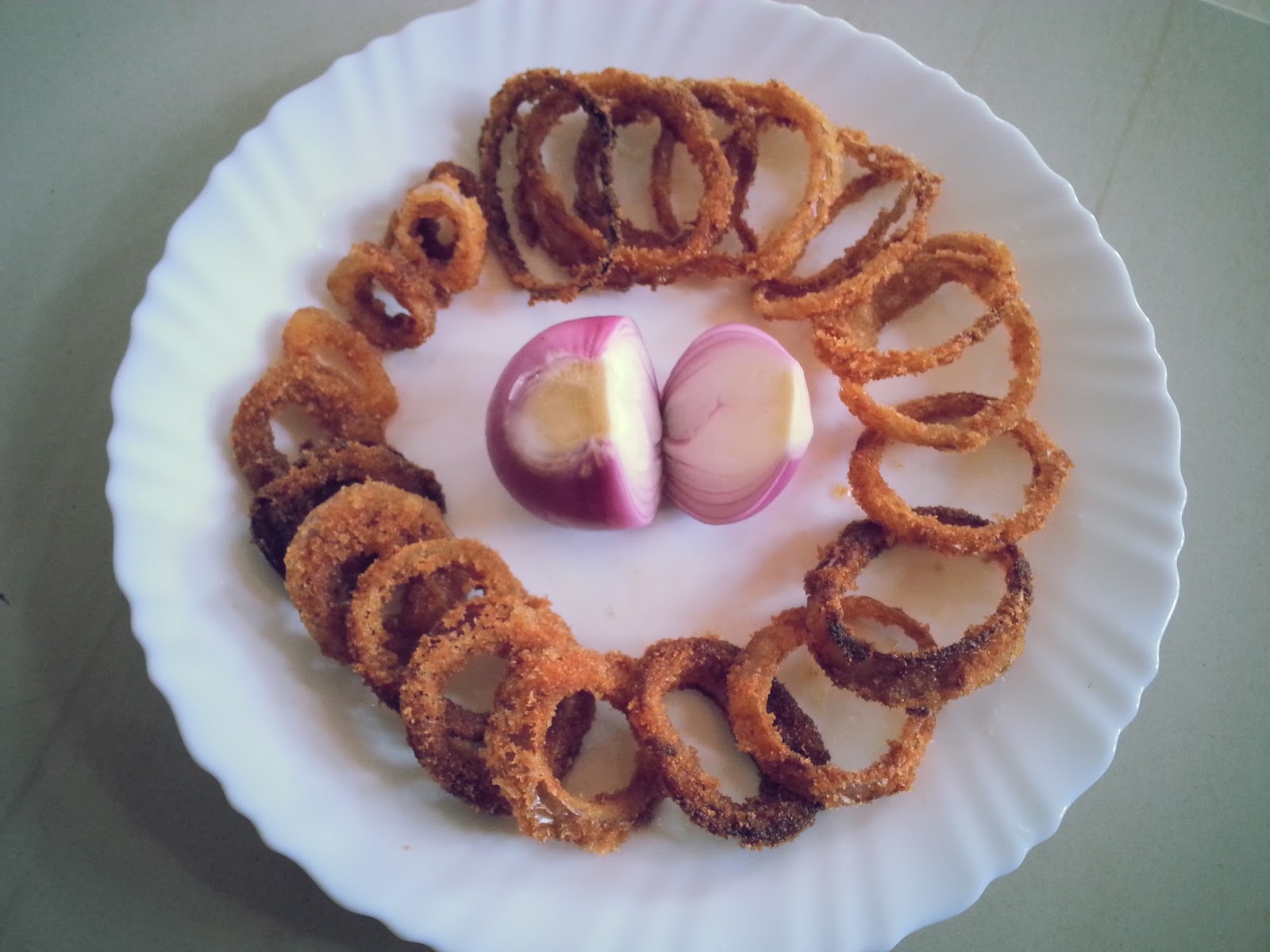 Crispy Onion Rings recipe | Onion snacks recipe | Kunjaminas Recipes