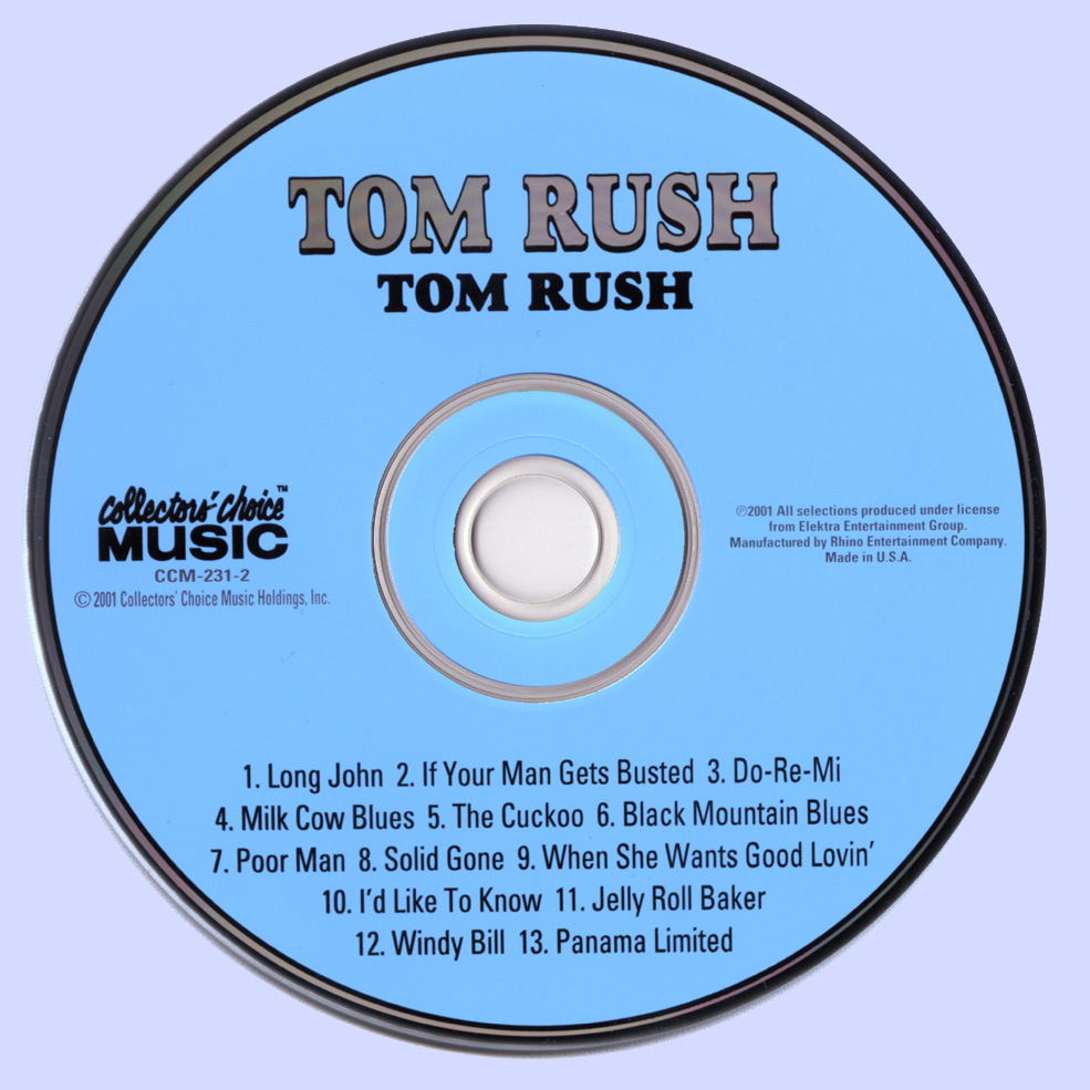 Plain and Fancy: Tom Rush - Tom Rush (1965 us, pure tough 'n' rockin ...