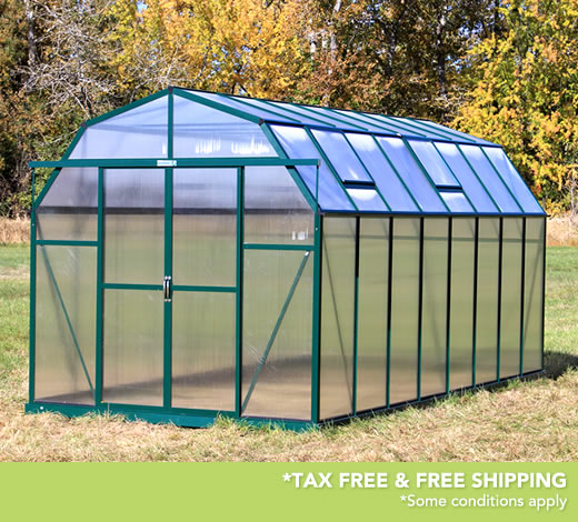 Grandio Hobby Greenhouses : Grandio Elite - 8' x 12' - Greenhouse Kit