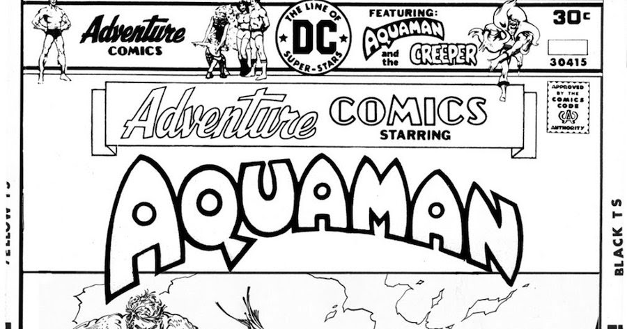 Alex Nino original art - Adventure Comics #446 unpublished cover ...