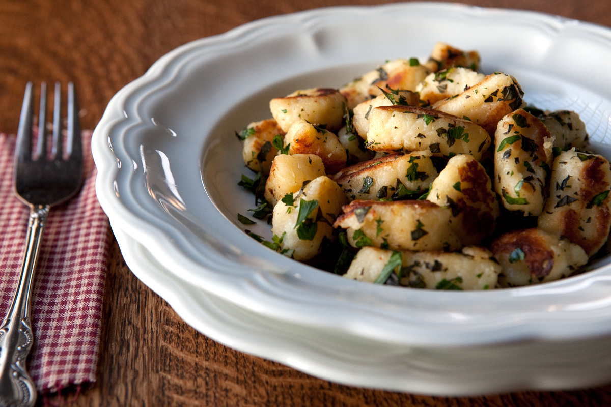 The Flour Sack: Gnocchi with Fresh Basil & Italian Parsley